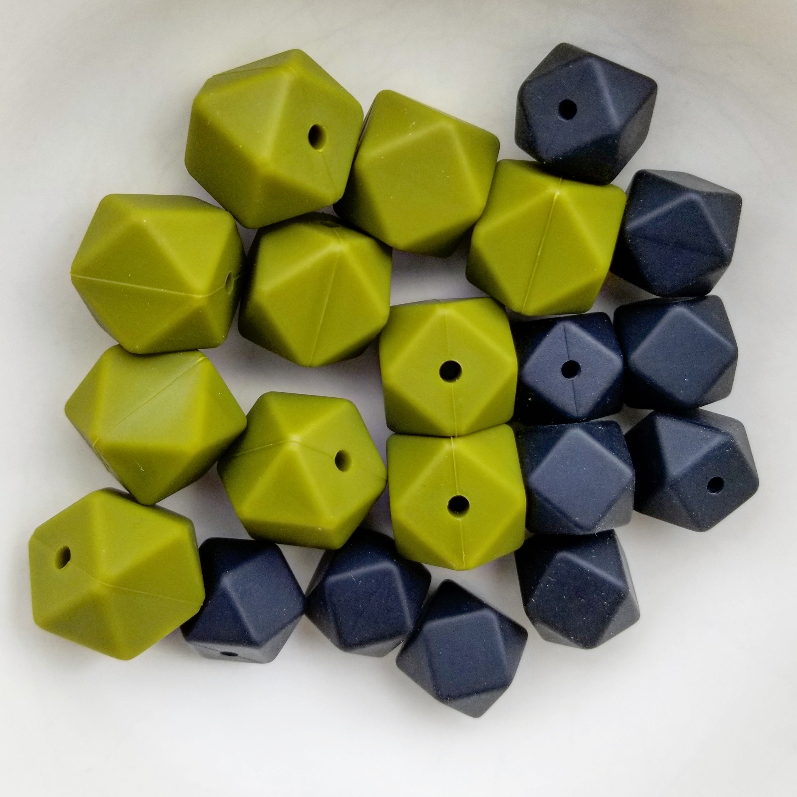 20-pc Mini and Regular Hexagon Bead Set – Alexa Organics LLC - Natural ...