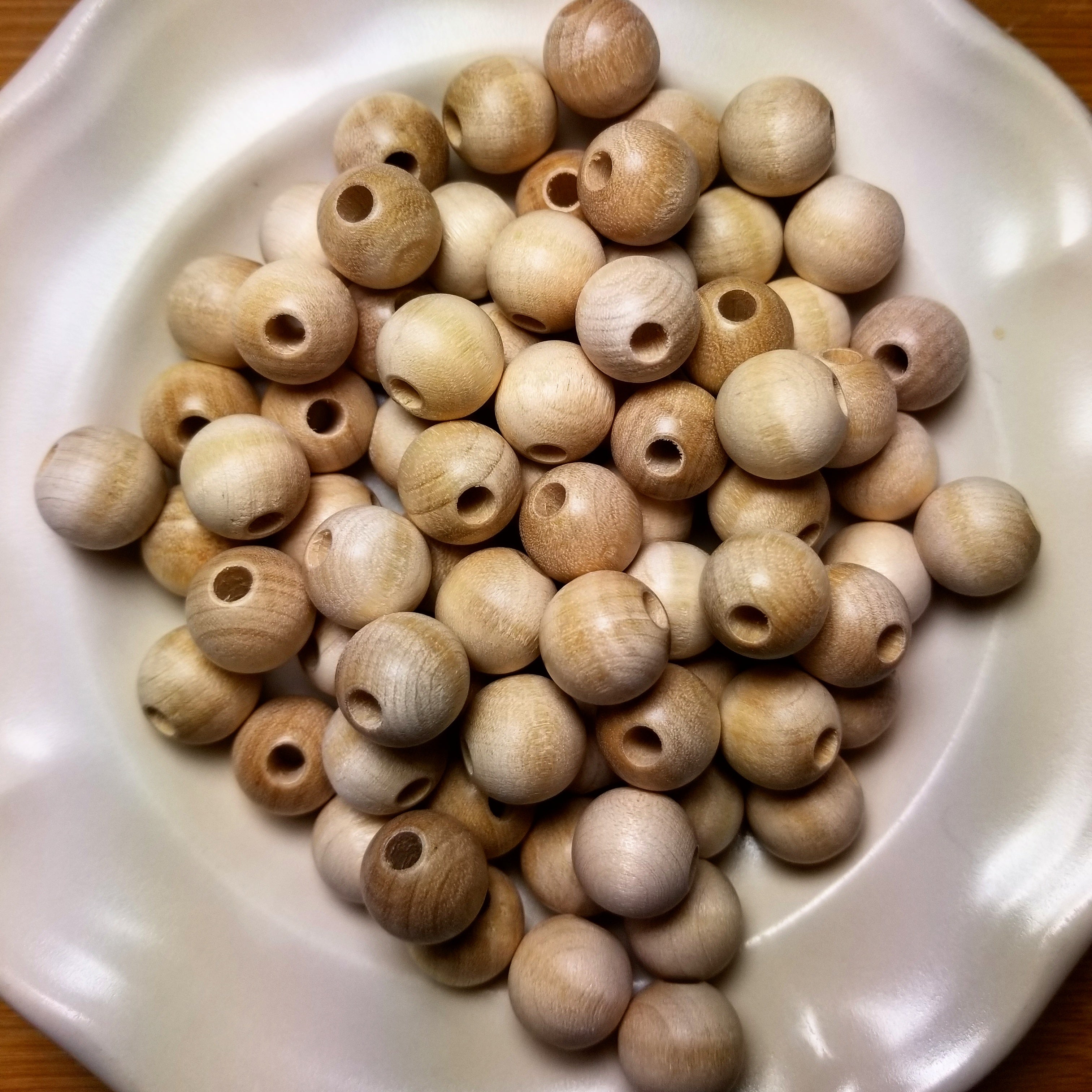 1/2 Inch Round Wooden Bead – Alexa Organics LLC - Natural Baby Products